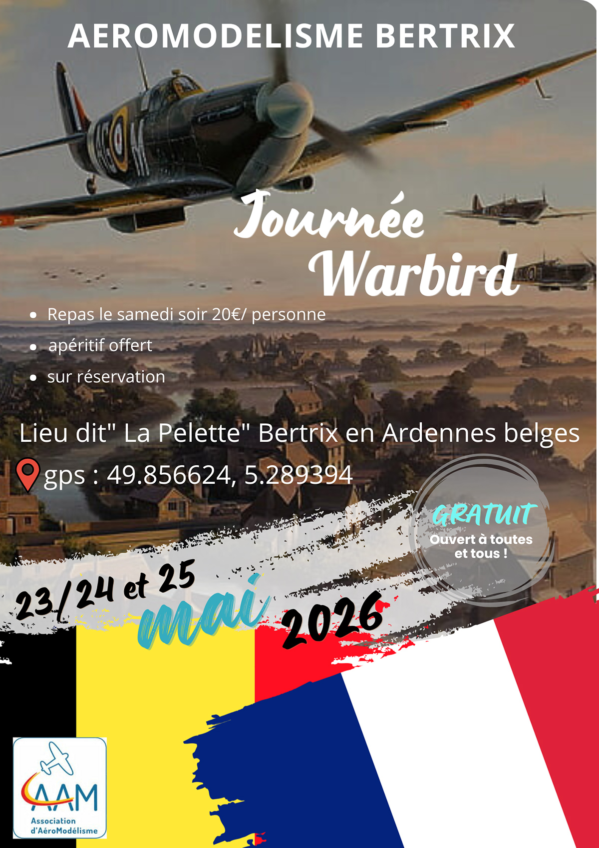 Rencontre Warbird au Model Air Club de L'Ardenne - Aéromodélisme - Belgique